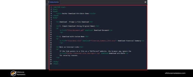 HTML Anchor Tag: Creating Hyperlinks and Jump Links