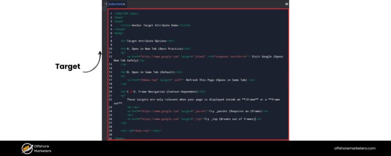 HTML Anchor Tag: Creating Hyperlinks and Jump Links